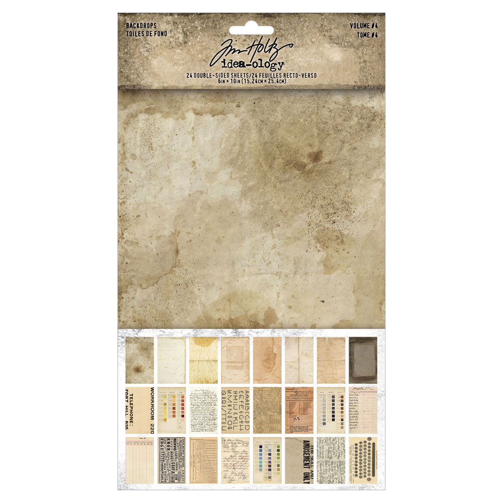 Tim Holtz Idea-ology Backdrops, Volume 4 – Art Journal Junction